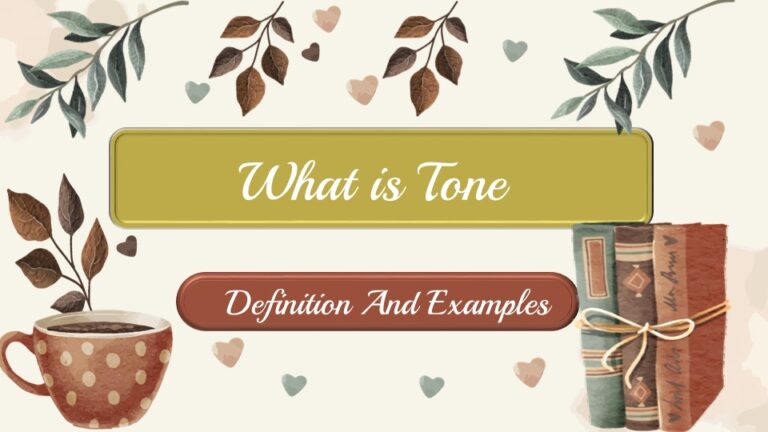 What is Tone Definition And Examples